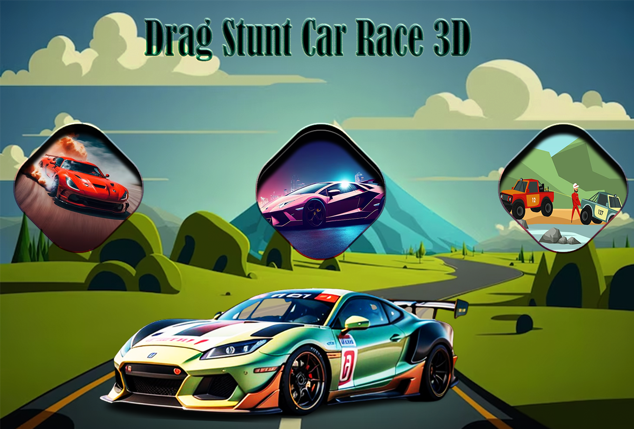 Drag stunt car race 3D - Shapes Gaming